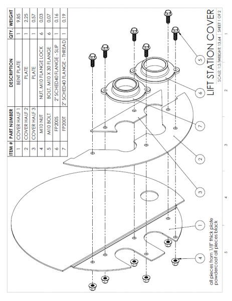 Evolution of a Sump / Lift Station Cover Design | Kris Bunda Design