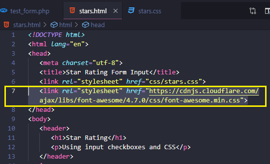 Star Rating Checkbox Form Input Html And Css Only Server Php Submit File Kris Bunda Design